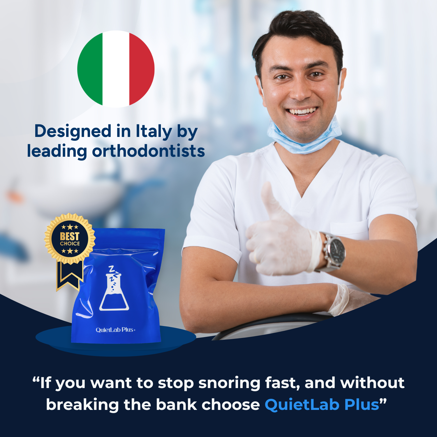 QuietLab Plus® Anti-Snoring Mouthpiece – QuietLab UK